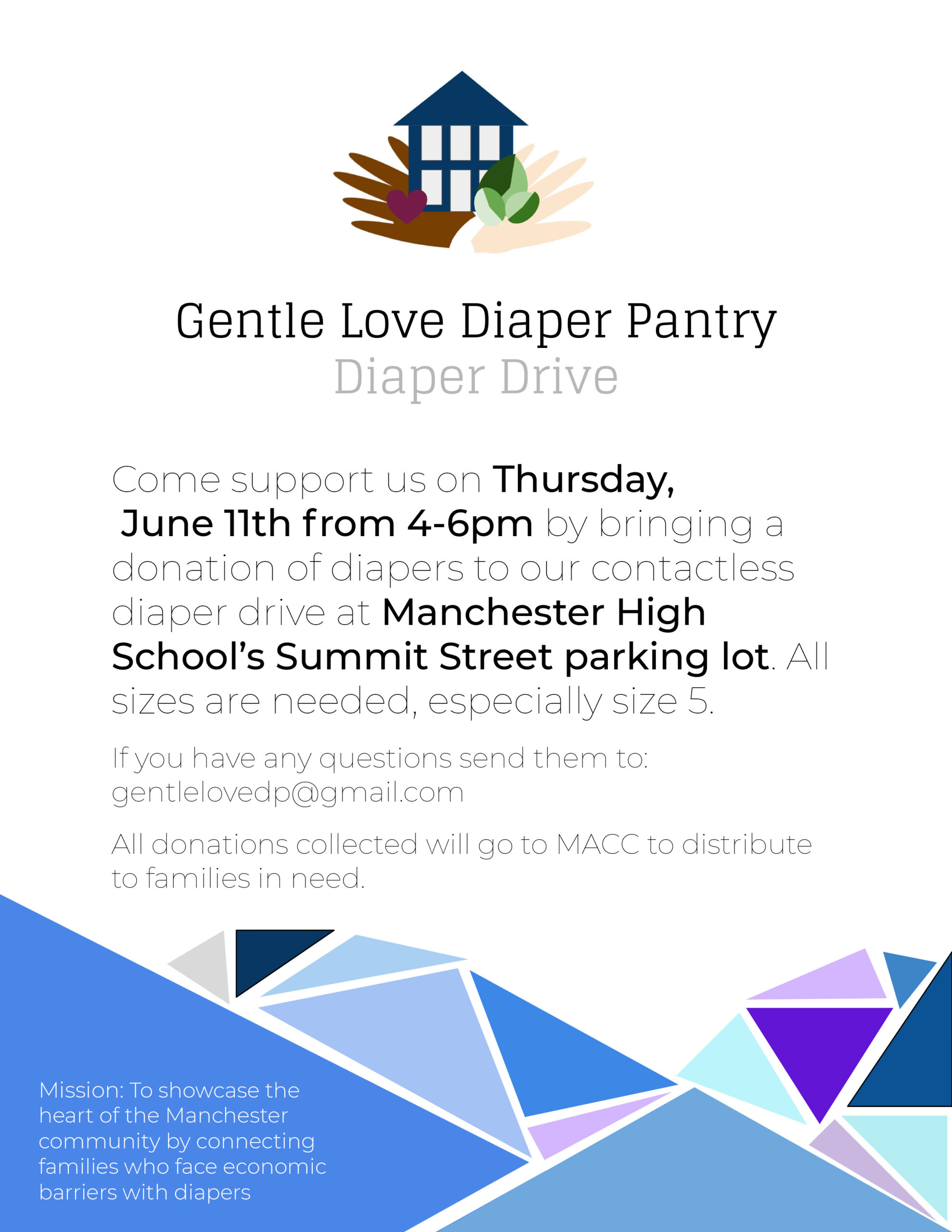Gentle Love Diaper Drive - Better Manchester